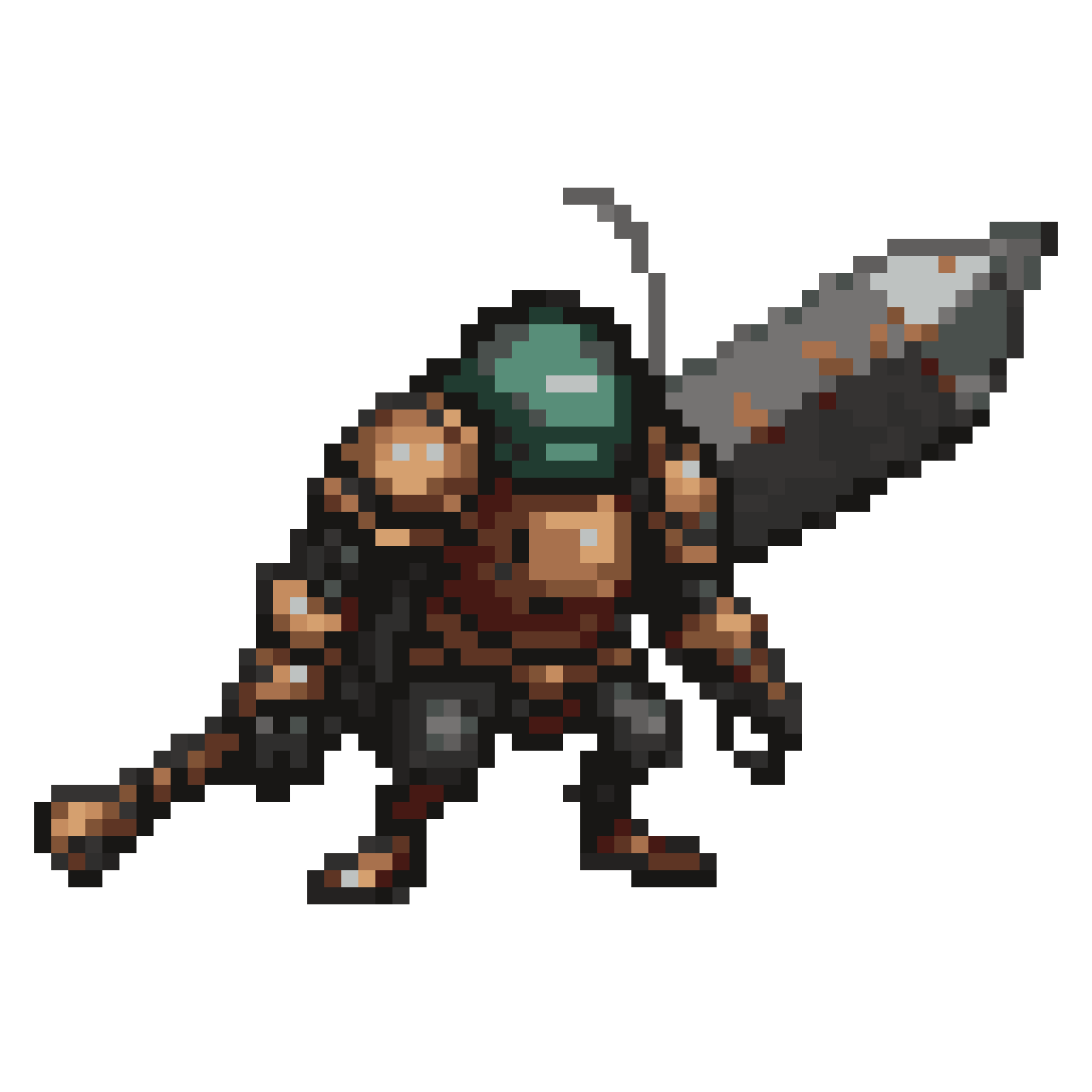 static 2d game character reference, a tiny and ... | Sprite-AI